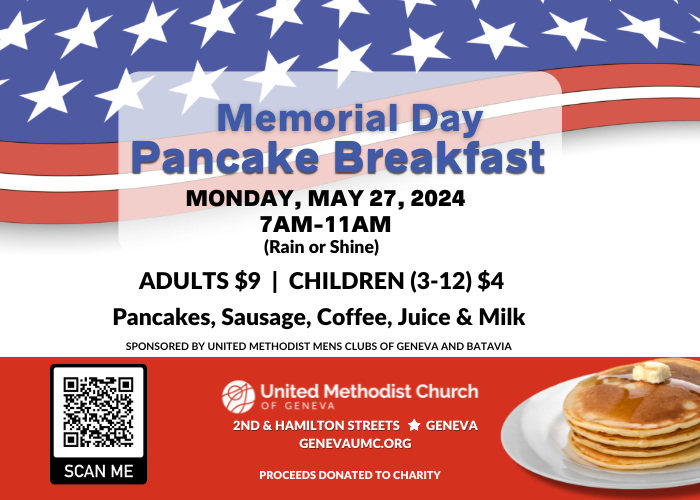 Memorial Day Pancake Breakfast - Batavia United Methodist Church