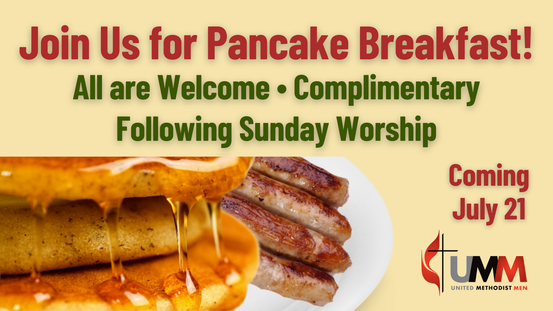 Pancake Breakfast - Batavia United Methodist Church